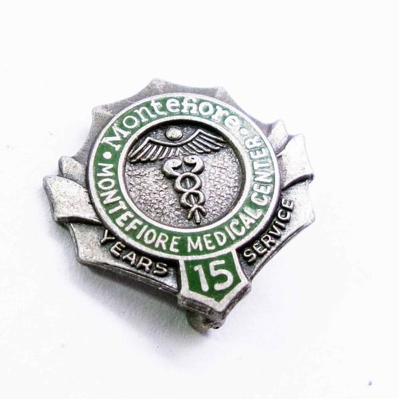 Jewelry | Vintage Sterling Silver Award Pin Montefiore Medical Center ...